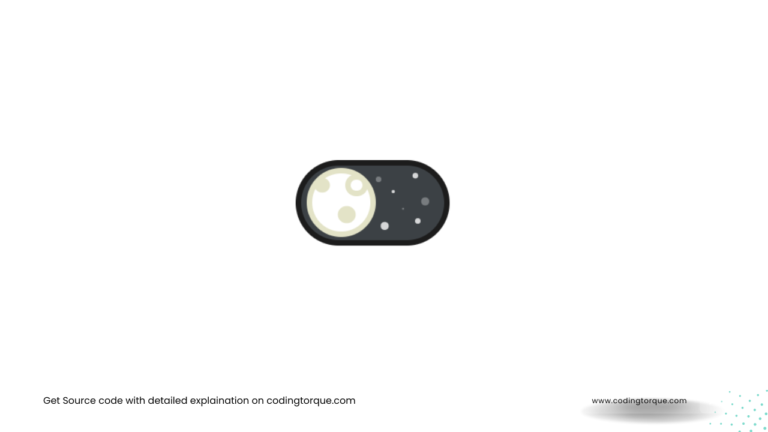 Dark Mode Toggle Button Using Html And Css Coding Torque Coding Torque