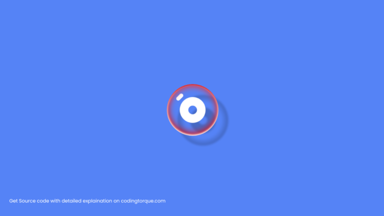 Floating Bubble Toggle Button Using Html And Css Coding Torque