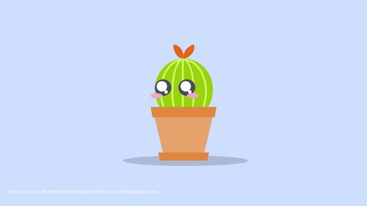 Succulent Illustration using HTML and CSS » Coding Torque