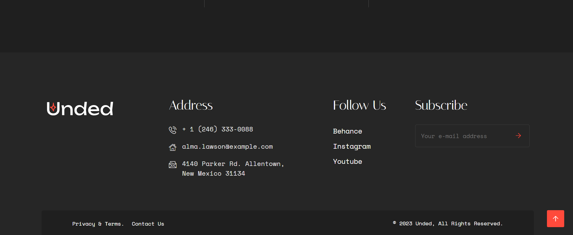 Unded - A Creative Agency & Portfolio Next JS Template » Coding Torque Unded - A Creative Agency & Portfolio Next JS Template » Coding Torque