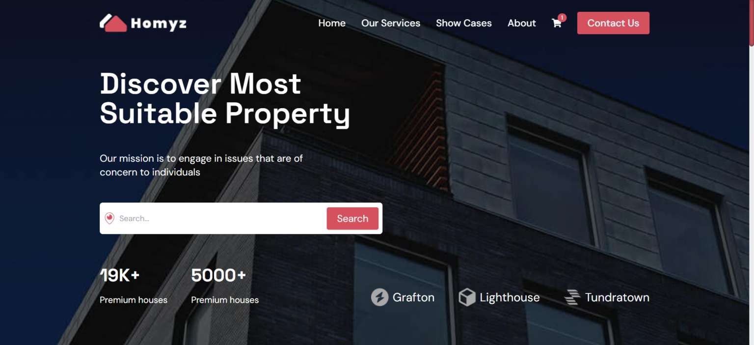 Homyz Real Estate Website Built Using Reactjs Coding Torque