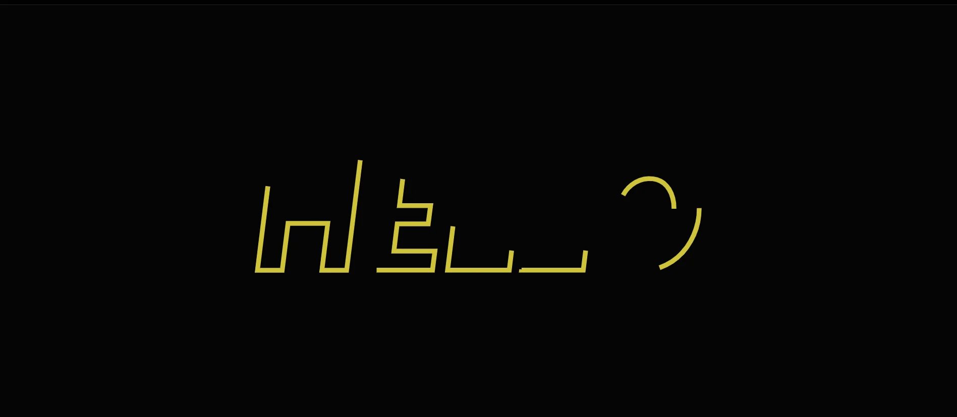 Text With Line Drawing Animation Using Animejs Coding Torque