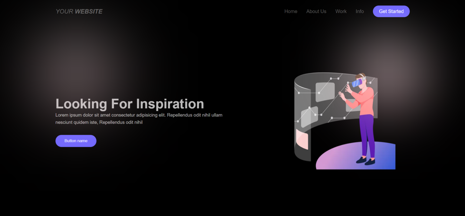 Home Hero Page using HTML and CSS » Coding Torque